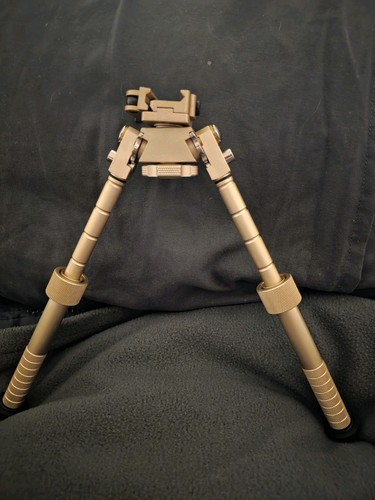 BT-Rifle Bipod Quick Detach Mount 6.5-9" Adjustable Fit 20mm Picatinny ...