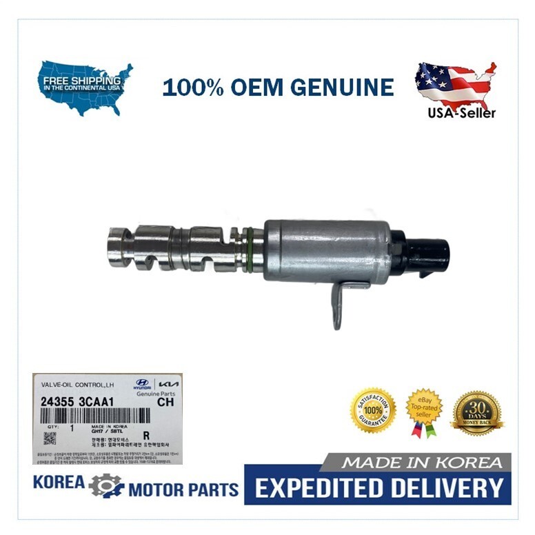 GENUINE OIL CONTROL VALVE, LH for 2010-2012 HYUNDAI 2011-2014 KIA ...