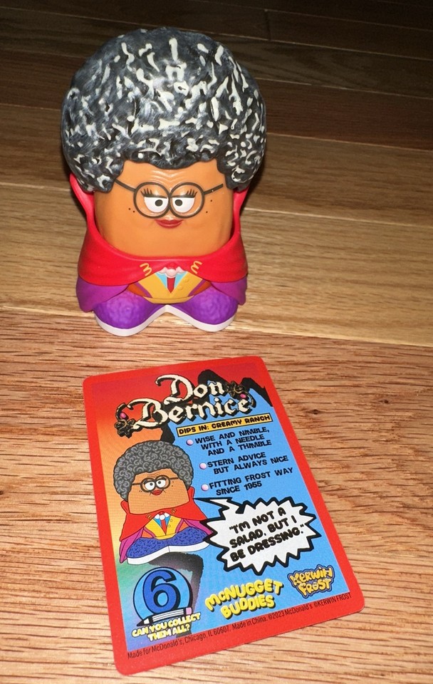 McDonald's McNugget Buddies DON BERNICE Kerwin Frost Happy Meal Toy ...