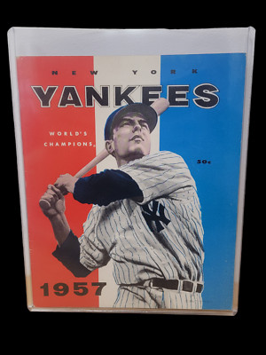 1957 New York Yankees Official Team Yearbook | eBay
