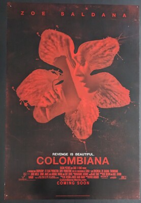 Colombiana (2011) Original 27x40 Movie Poster D/S Rolled, Zoe Saldaña ...