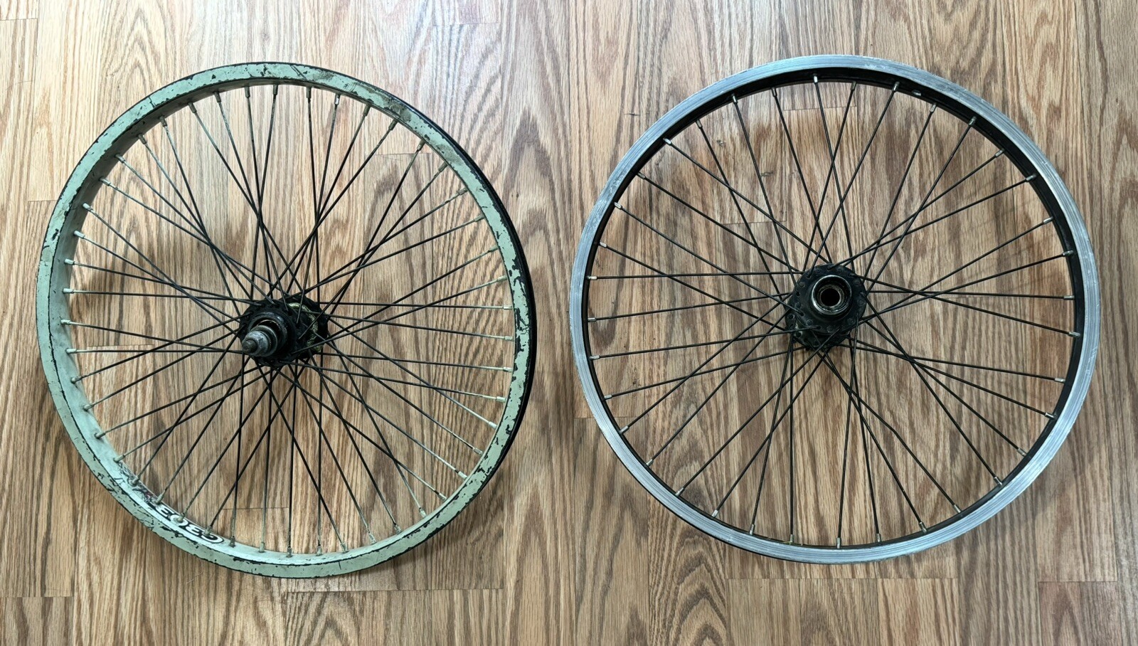 BMX ALEX Rims XRims G303 20" w/14mm Hubs/Axles & SW 6061-T6 406x23 Bike ...