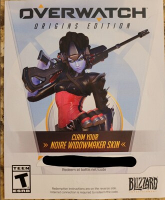 Widowmaker Noire Skin CODE for Overwatch PC ONLY | eBay