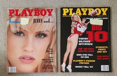 2 Playboy Magazines September & October 1997 Pamela Anderson Jenny McCarthy | eBay