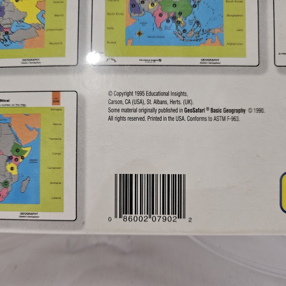 Geo Safari Theater Set 3 Geography Eastern Hemisphere Transparency ...