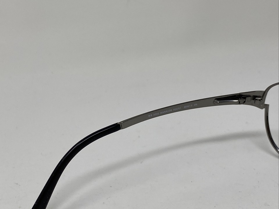 RAY BAN WARRIOR RB 3342 004/51 GUNMETAL SUNGLASS ITALY TB73 | eBay