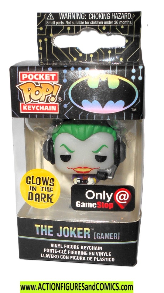 BATMAN pocket pop GAMER JOKER glow the dark chase gitd gid gamestop ...