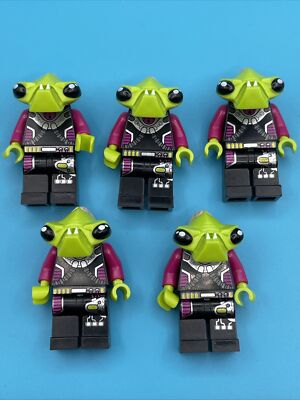 Lego Space Alien Conquest Alien Pilot Minifigure Lot Of 5 7067 7050 ...