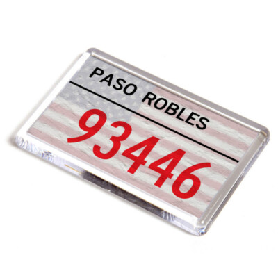 FRIDGE MAGNET - Paso Robles, 93446 - US Zip Code | eBay