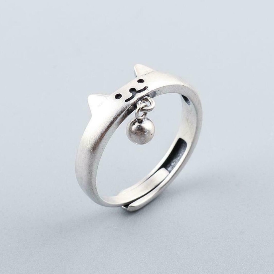 Maneki Neko Katze Ring 925 Sterling Silber Damen Glück Wunsch A3519 | eBay