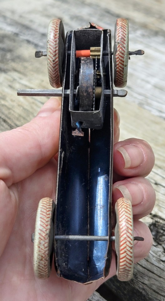 Antique Pre-war #1 Foreign Race Car Windup Tin Toy ⭐️ Works | eBay