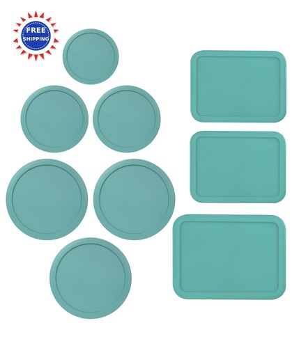 Pyrex Glass Food Storage Containers Replacement Lids 1 2 4 7 3 6 Cup ...