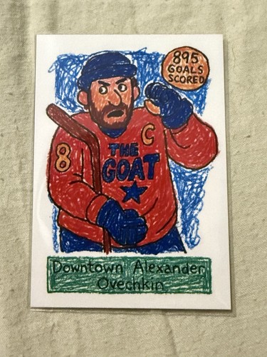 Project I Am 6 - Alexander Ovechkin Kids Art Hockey Card Custom | eBay