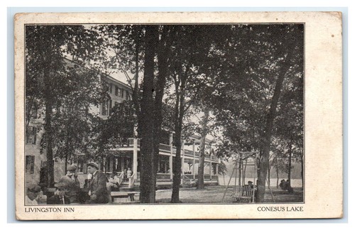 1911 Conesus Lake, NY Postcard - CONESUS LAKE LIVINGSTON INN | eBay