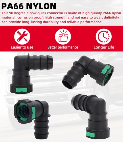 For Ford 24 x 24mm 90 Deg Elbow 2 Button Quick Connect DEF Tank ...