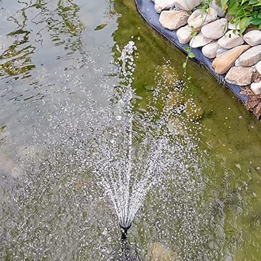 AEO Solar Water Pump KIT:DC Dry-Run Protect 185GpH Water Pump w/ 12W ...