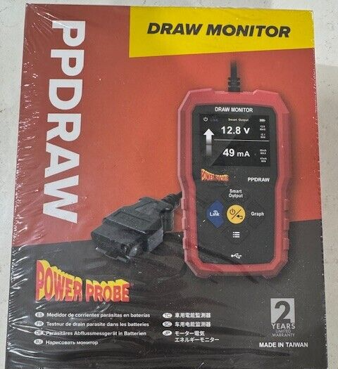 Power Probe PPDRAW Digital Draw Monitor Brand New | eBay