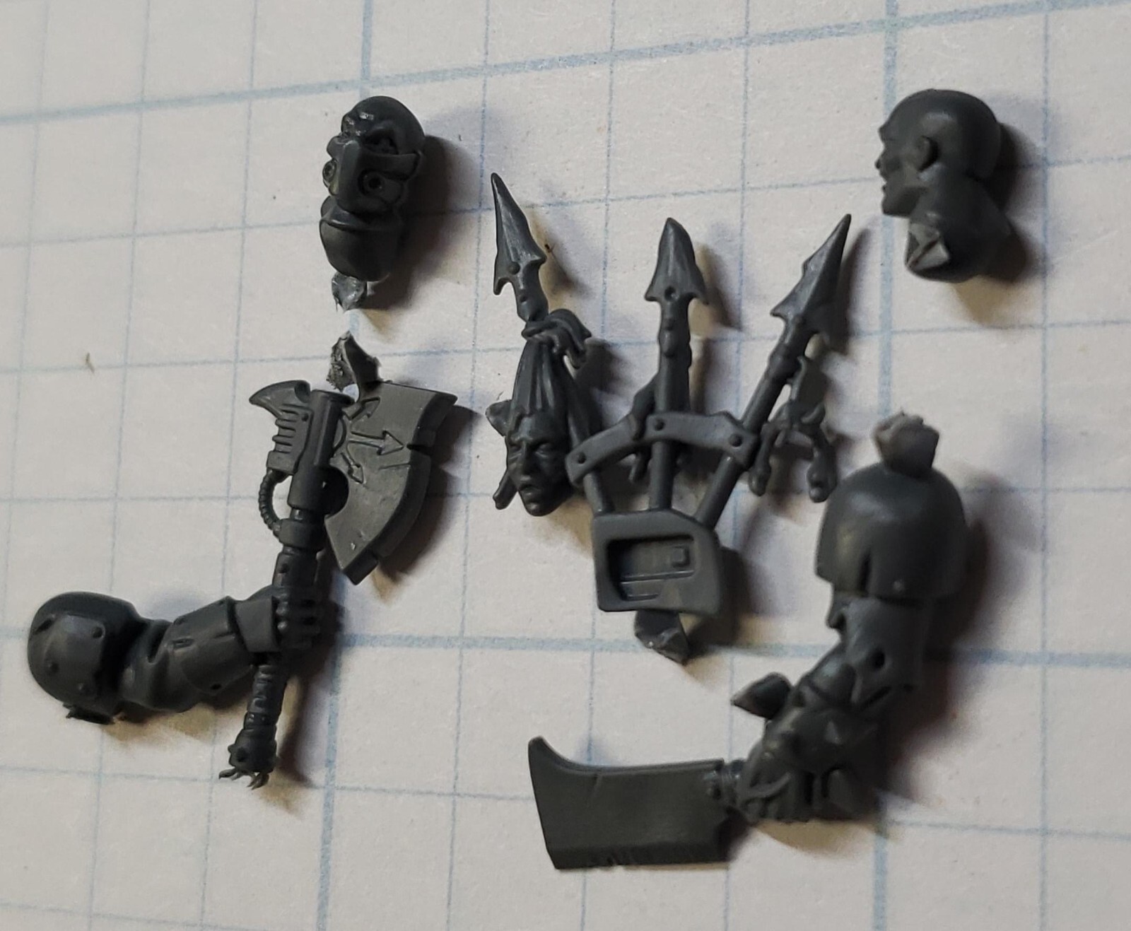 Warhammer 40k Kill Team Bits Blooded Traitor Guard Butcher w/Axe ...