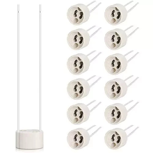 Gu10 Base Socket 600โ Heat Resistant Maximum 250v 300w Ceramic Lamp ...