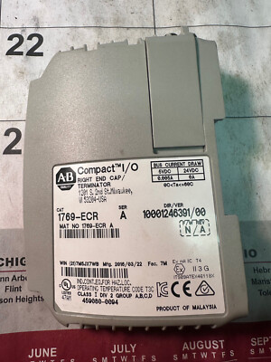 1769-ecr Plc Compact I/o Right End Cap Compactlogix | eBay