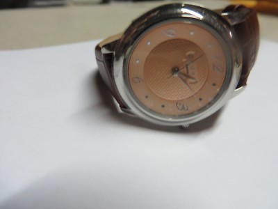Cross Swiss Movement Chicago Women's Watch Stainless Genuine Leather ...