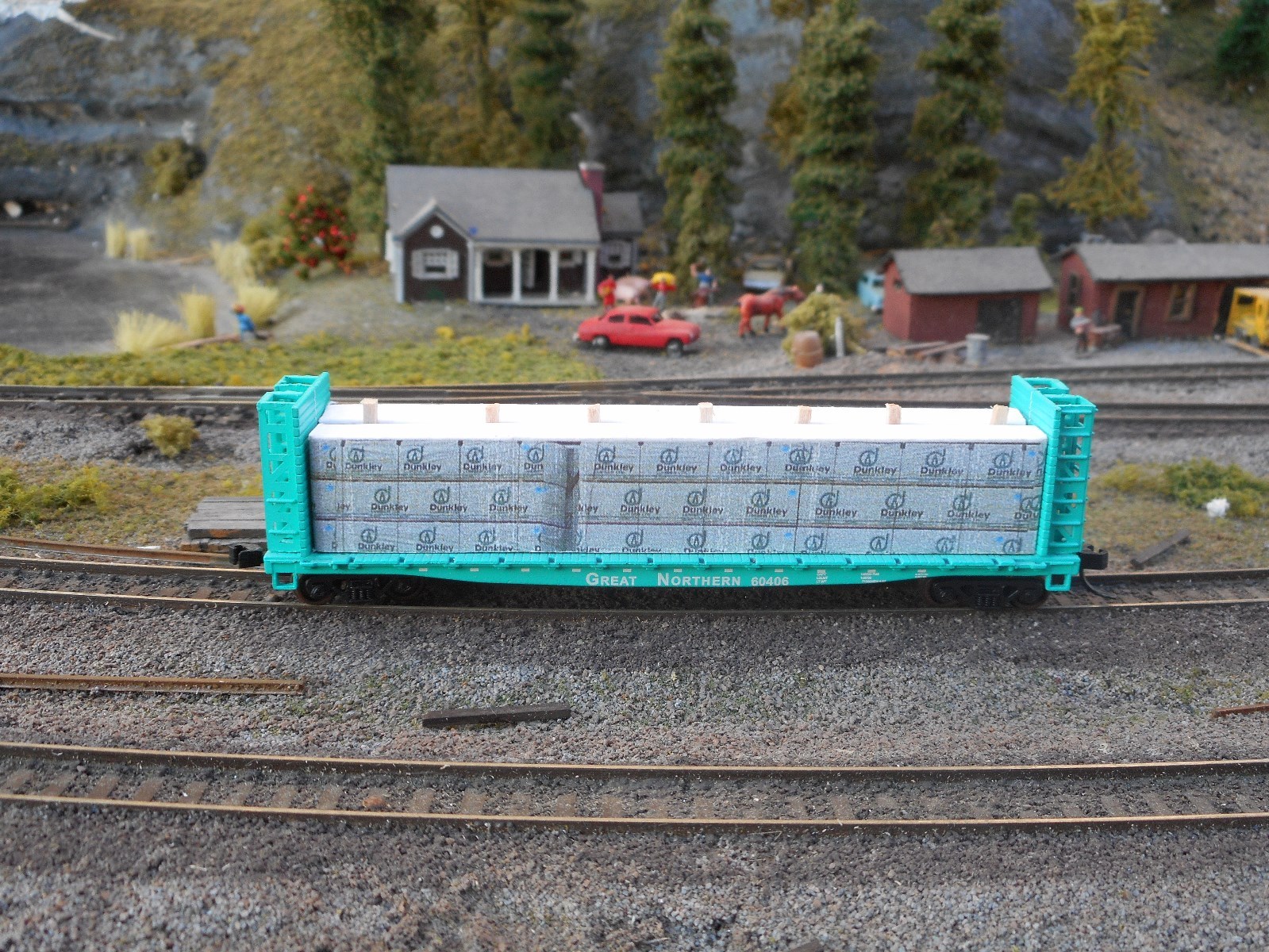 N Scale Load for 47 ft Bulkhead Flat Car 2 for 1 Dunkley | eBay
