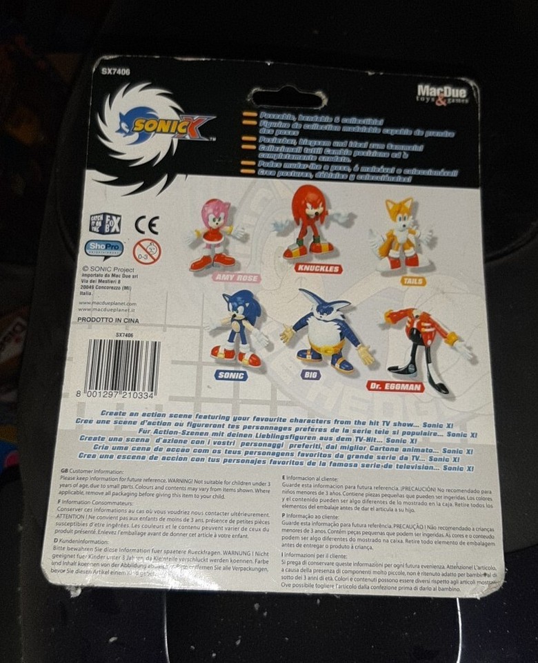 Sonic X Dr.Eggman / Dr Robotnik Sonic the Hedgehog Moc Super Rare ...