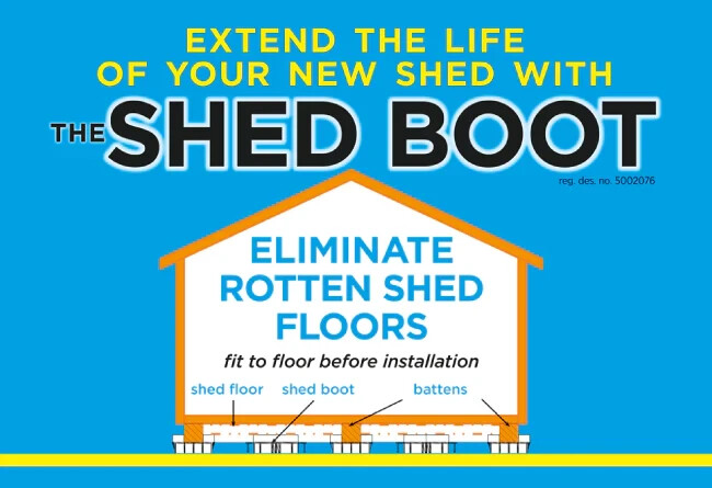 Plastic Shed Base Kit SHED BOOT Floor Bearer 6x4 8x6 10x8 - fits ALL ...