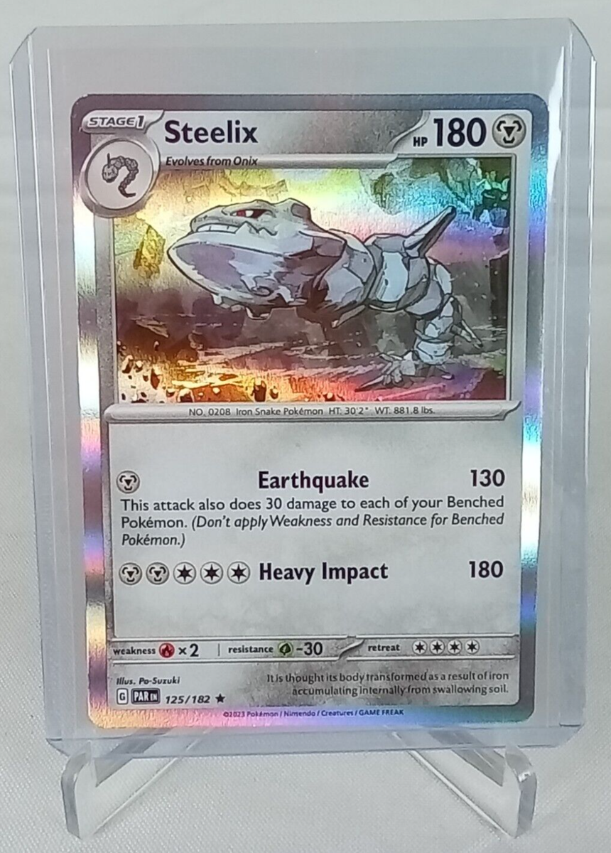 Cartao Pokemon Steelix Pokemon Crystal Steelix 11