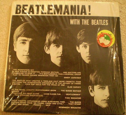 BEATLEMANIA! WITH THE BEATLES LP - ST-6051 NEAR MINT VINYL! Read ...