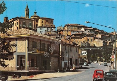 Cartolina - Postcard - Corinaldo - Borgo Garibaldi - Distributore API ...