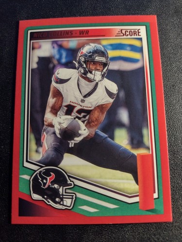 Nico Collins 2025 Score #39 Red | eBay