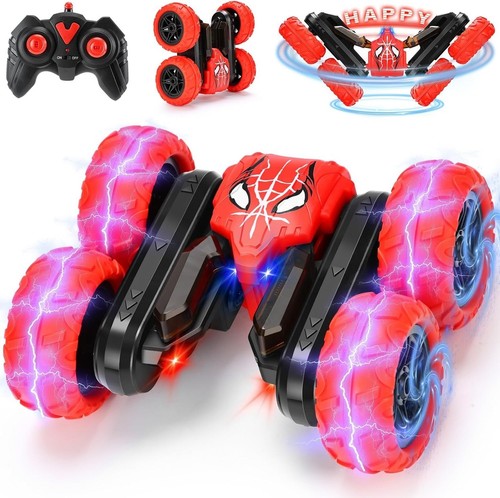 Remote Control Car,2.4Ghz RC Cars with LED Blessing,Double Sided 360 ...