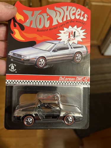 Hot Wheels Red Line Club DeLorean DMC-12 Silver 1:64 Diecast w/ Case | eBay