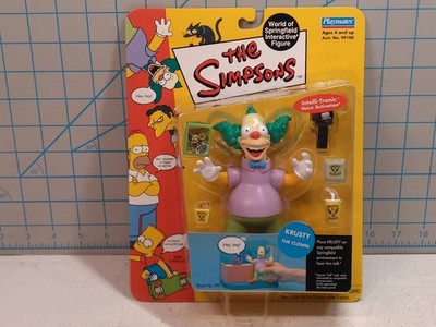Simpsons World Of Springfield Krusty The Clown Figure, Playmates 2000 ...