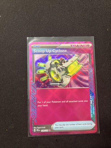 Pokemon TCG Scoop Up Cyclone 128/131 Prismatic Evolutions Holo Ace SPEC ...