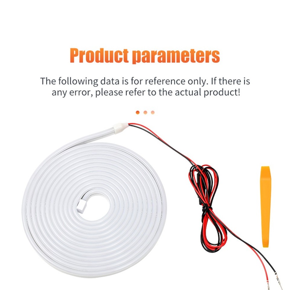 Car Trunk Lighting 2M/4M Dynamic LED Strip Ambient Decor Light Car Boot ...