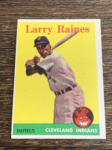 1958 TOPPS LARRY RAINES #243 RC ROOKIE INDIANS EX-MT OR BETTER | eBay