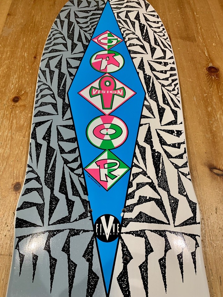 VISION Gator Ramp reissue deck. Grey. Not Powell. | eBay UK