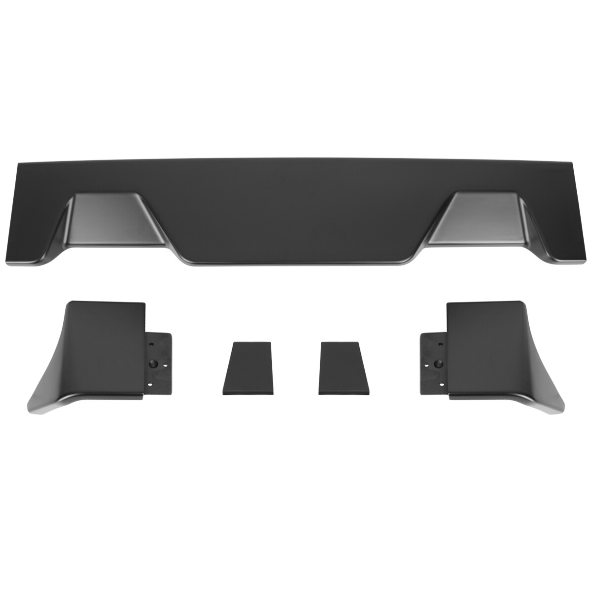 Fits 2013-2018 Dodge Ram 1500 Matte Black Rear Window Roof Top Spoiler ...