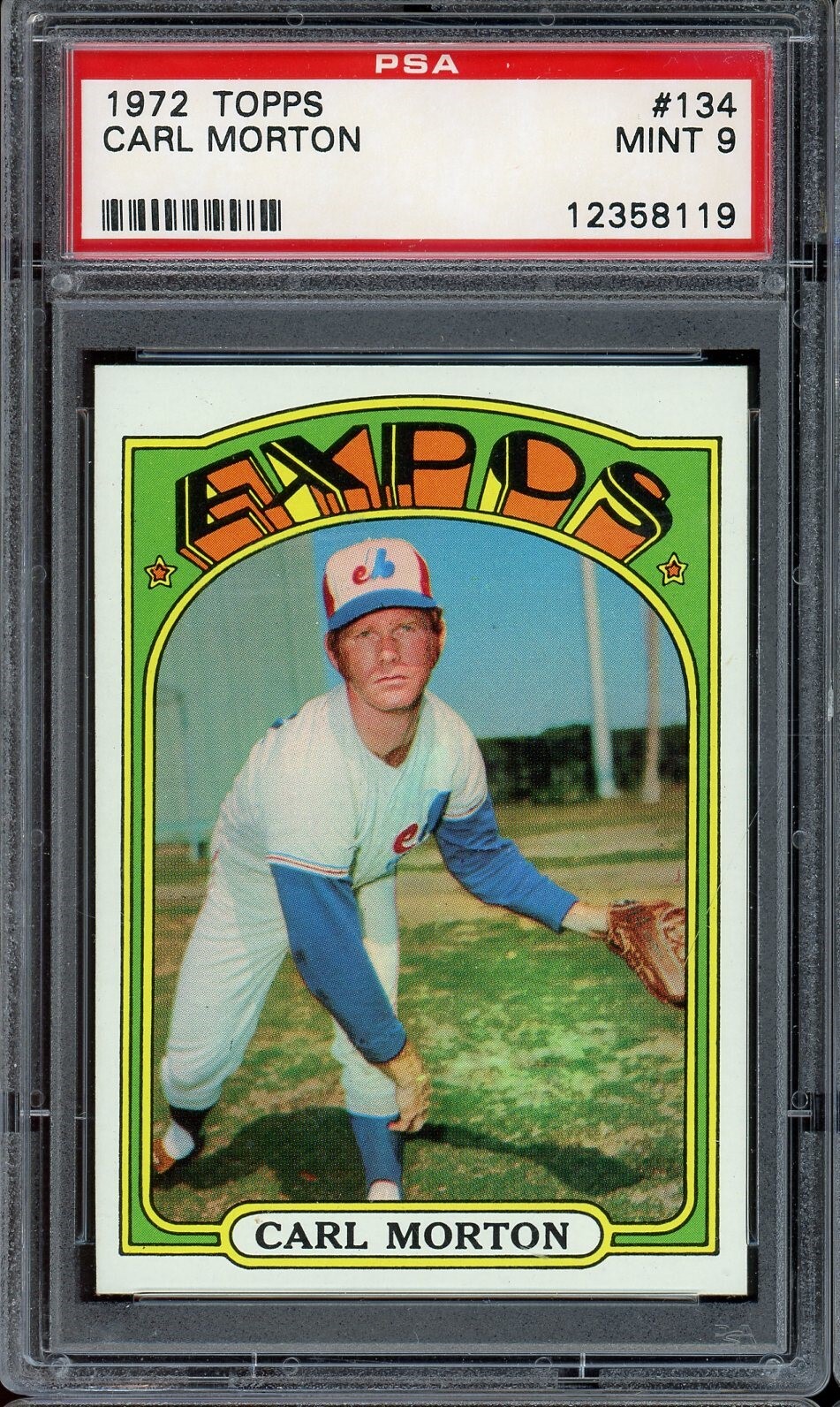 1972 Topps Baseball #134 Carl Morton PSA 9 | eBay