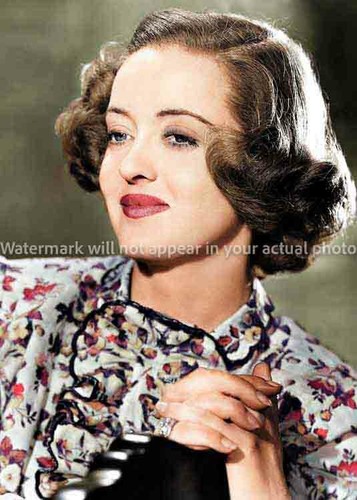 Bette Davis RARE COLOR Photo 316 | eBay