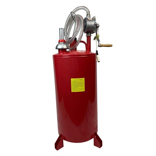 20 Gallon Fuel Transfer Gas Diesel Caddy Tank Pump Container Rolling US ...