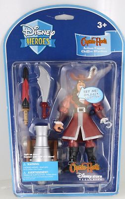 CAPTAIN HOOK FIGURE (NEW)- DISNEY STORE EXCLUSIVE--DISNEY Heroes | eBay