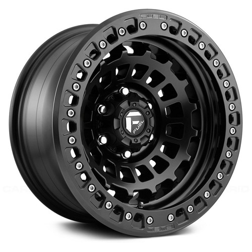 17" Fuel D633 Zephyr Wheels Matt Black 17x9 6/139.7 1P Suit Hilux ...