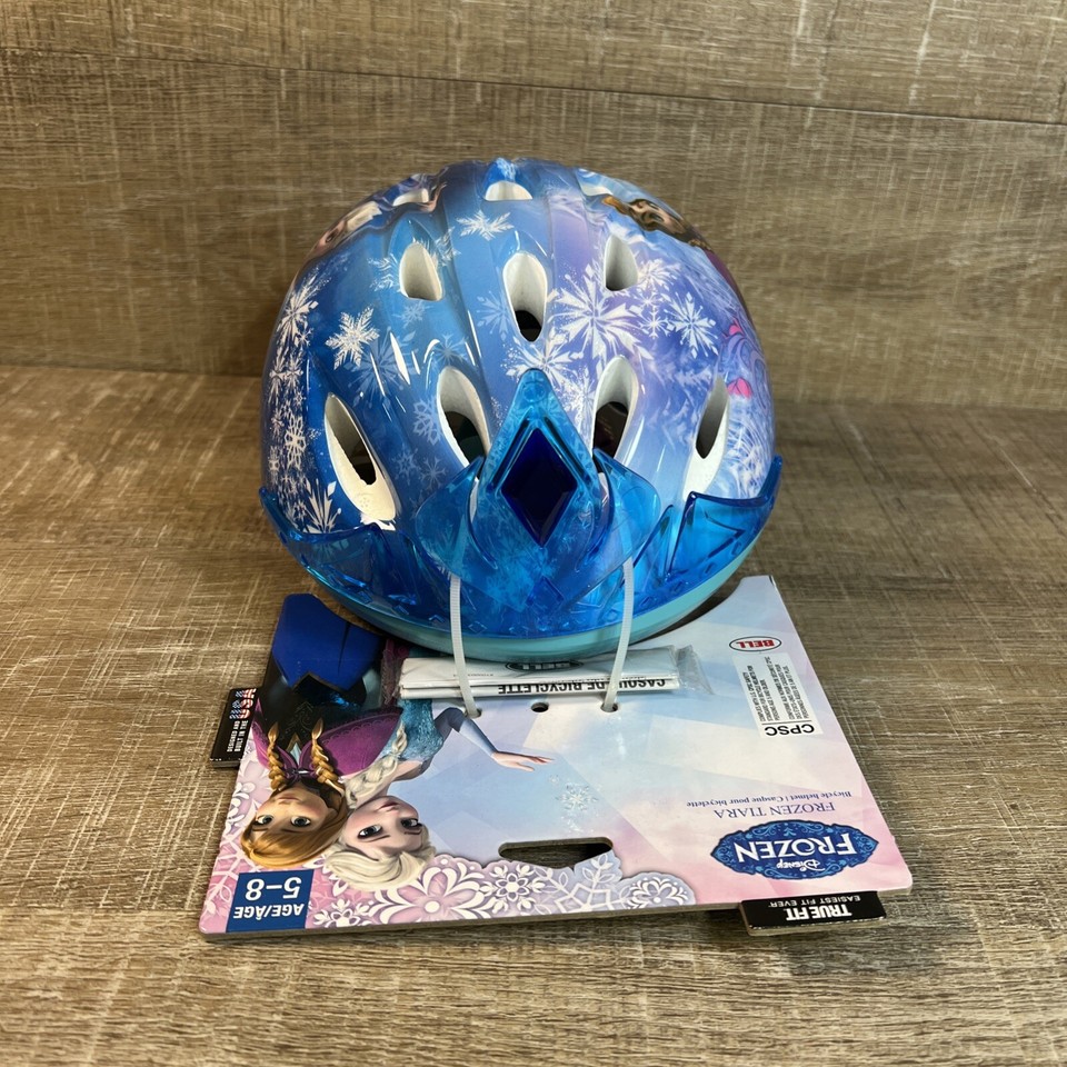Disney Frozen 3D Tiara Bicycle Helmet Age 5-8 Bell True Fit head ...