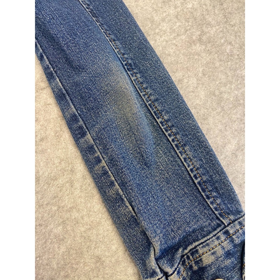 Levi Strauss Co Women's Fitted Crop Trucker Style Size Small **Y2K | eBay