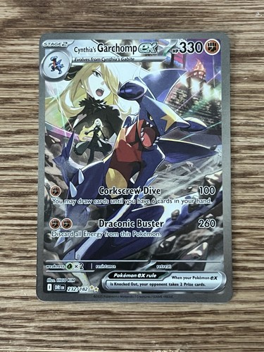 Cynthia's Garchomp EX 232/182 English SIR Destined Rivals | eBay
