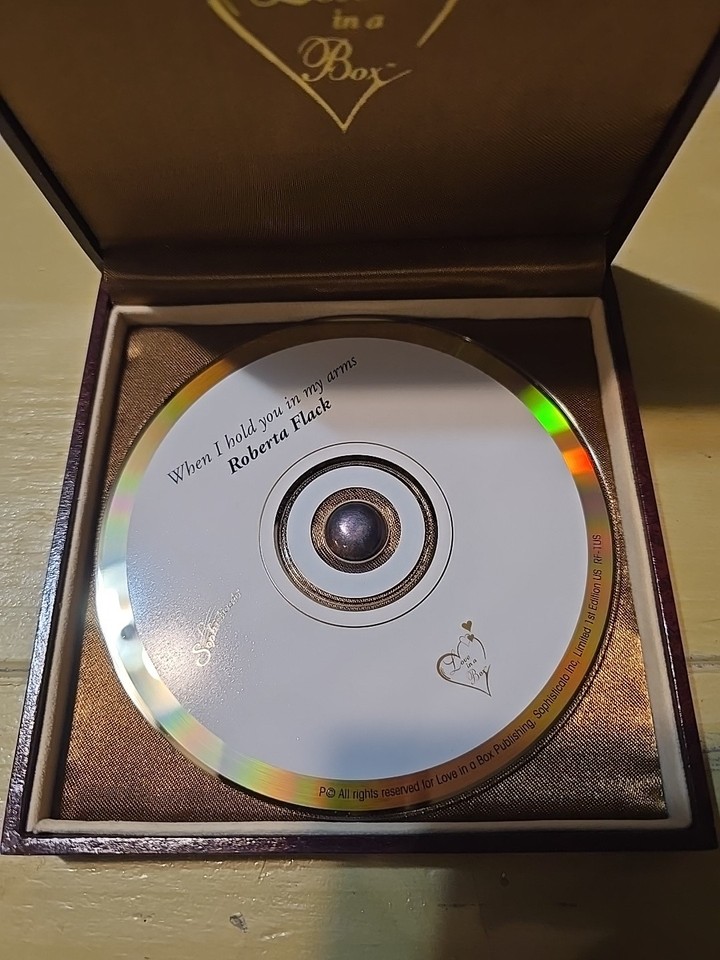 Roberta Flack When I Hold You In My Arms CD Limited edition gold disc ...