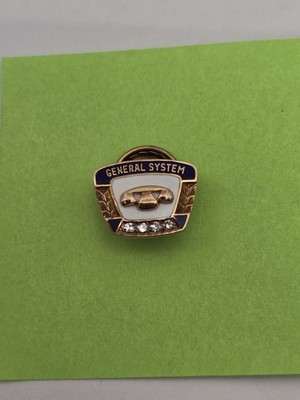 10k Gold General Systems Employee Service Awards Screw Lapel Pin 4 ...